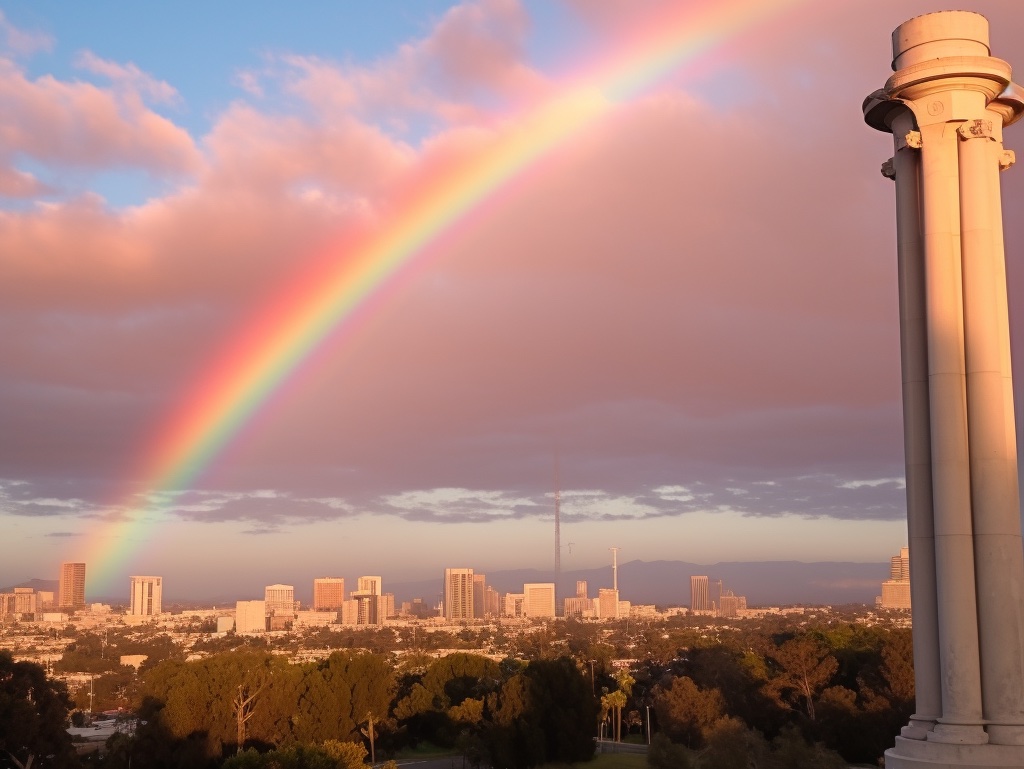 A Rainbow Over L.A. — Elysian Park’s Symbol of Renewal on September 11 ...